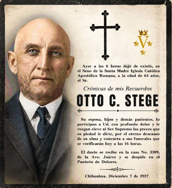 Desde Chicago al desierto: historia de lucha y legado de Otto C. Stege ...